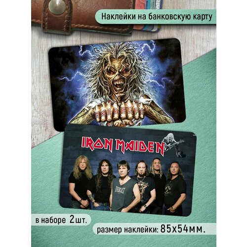 Наклейки на банковскую карту Iron Maiden Стикер Айрон Мэйден