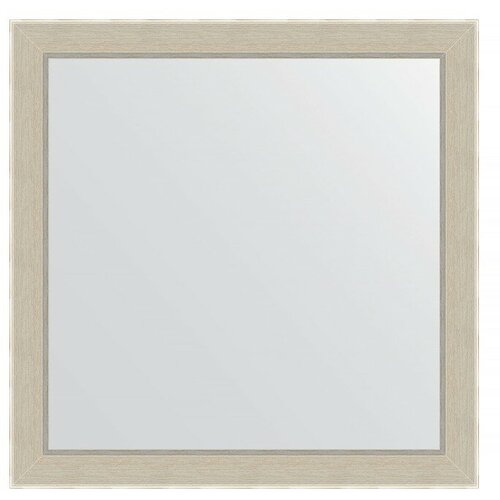 Зеркало в багетной раме - травленое серебро 52 mm (63x63 cm) (EVOFORM)