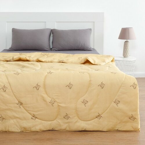 Одеяло Овечья шерсть 172x205 см, полиэфирное волокно 200 гр/м, пэ 100%