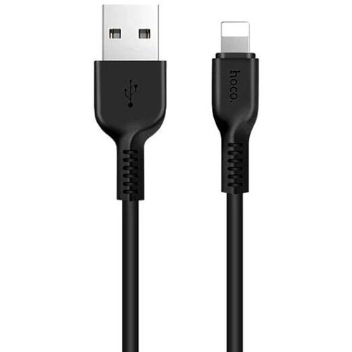 Кабель USB iPhone Lightning Hoco X13 (1 м.) <черный>