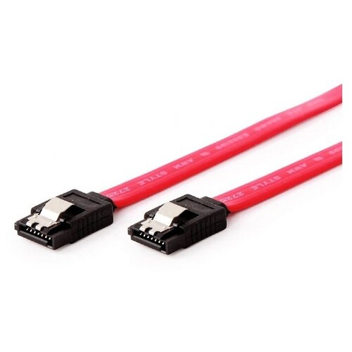 Кабель SATA 3.0 7-pin (M) - SATA 3.0 7-pin (M) (39 см) (Красный)