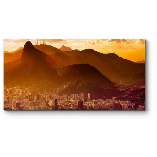 Модульная картина Чудесный Рио-де-Жанейро 90x45