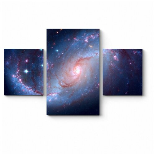 Модульная картина Спираль галактик 80x52