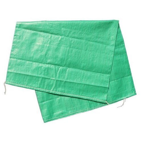 Полипропиленовый мешок, зеленый большой, 400 л. 100*150 см (5шт.)