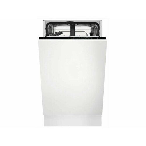 Встраиваемая посудомоечная машина Electrolux EEA71210L, узкая, 9 комплектов, 5 программ, защита от протечек, белая