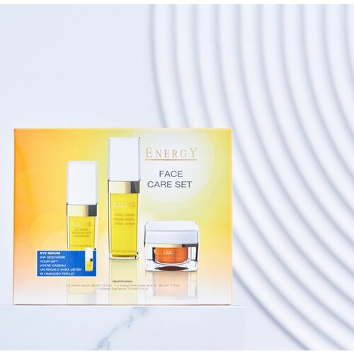 Etre Belle Energy Face Care Set Подрочный набор/ Сыворотка для лица, 30 мл/ Крем для кожи вокруг глаз, 50 мл/ Сыворотка для кожи вокруг глаз, 15 мл