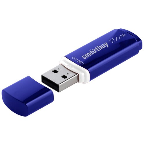 Флешка SmartBuy Crown USB 3.0 256 ГБ, 1 шт., синий