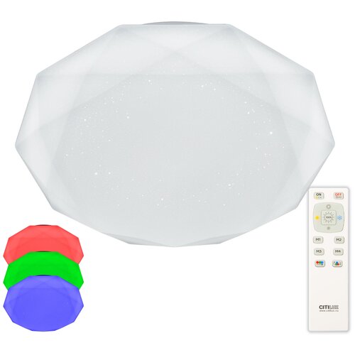 Citilux Астрон CL733680G RGB Люстра светодиодная с пультом