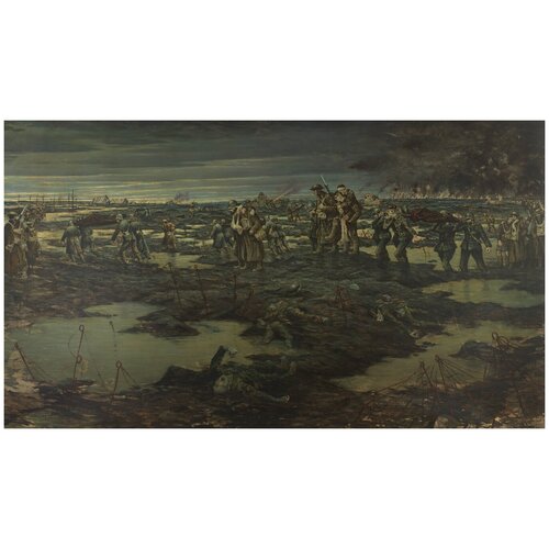 Репродукция на холсте Урожай битвы Невинсон Кристофер 70см. x 40см.