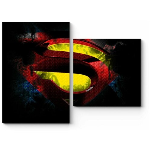 Модульная картина Логотип Супермена110x83
