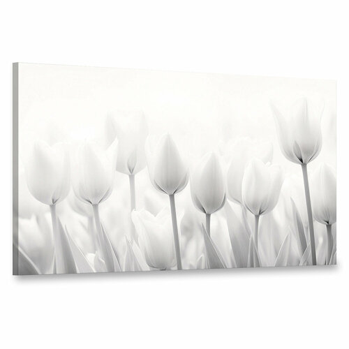 Интерьерная картина 100х60 "Тюльпановый сад"