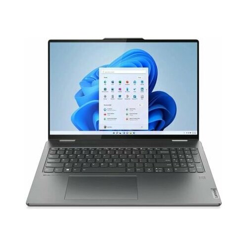 Ноутбук Lenovo Yoga 7 16IRL8 82YN001YRK, 16", 2023, трансформер, IPS, Intel Core i5 1340P 1.9ГГц, 12-ядерный, 16ГБ LPDDR5, 512ГБ SSD, Intel Iris Xe graphics, Windows 11 Home, серый