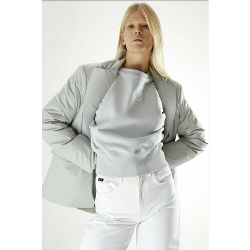 Пальто Katerina Myachina, размер S, серый
