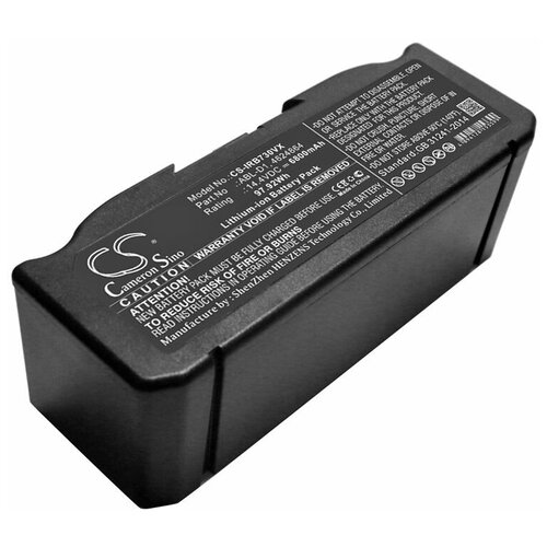 Аккумуляторная батарея CameronSino CS-IRB730VX для пылесоса iRobot Roomba i7, Roomba i7+, Roomba e5, 7150, Roomba 7550, Roomba 5150 (CS-IRB730VX, 4624864, ABL-D1) 6800mah