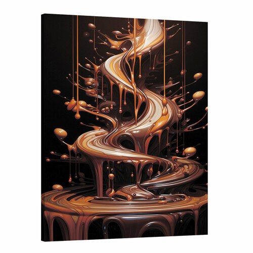 Интерьерная картина 50х70 "Шоколадная страсть"