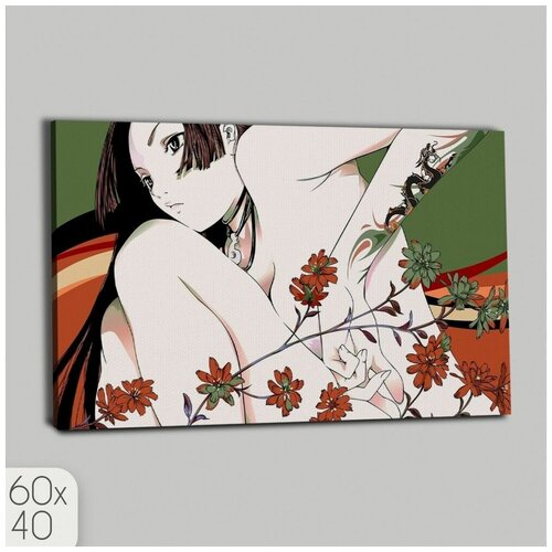 Картина интерьерная на холсте аниме девушка - 221 Г 60x40