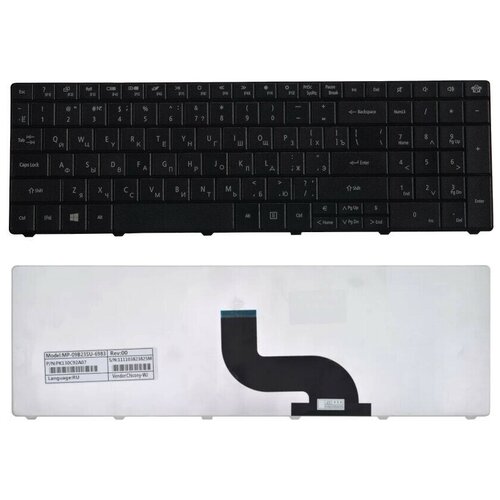 Клавиатура для Packard Bell EasyNote TE11HC, Q5WTC, Z5WT1, MS2384, ENTE11HC, TE69HW (MP-09G33SU-6982)