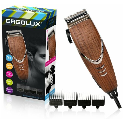 Машинка для стрижки волос Ergolux ELX-HC02-C10