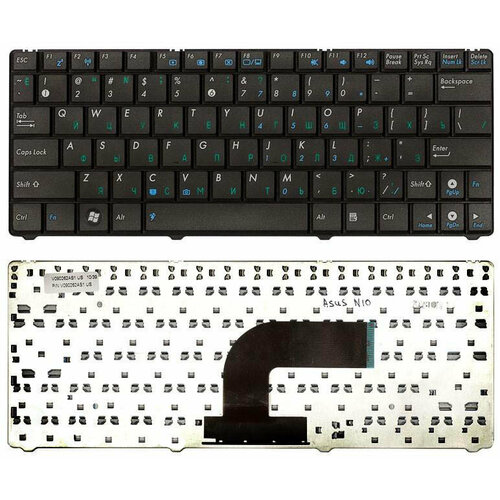 Клавиатура для ноутбука Asus V101562AS, русская, черная