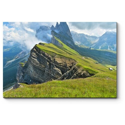 Модульная картина Итальянские Альпы 50x33