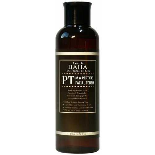 COS DE BAHA Тонер PT M.A Peptide Facial, 200 мл