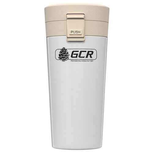 Термокружка для кофе из нержавеющей стали с двойными стенками и вакуумной изоляцией (GCR-TCUP) белый