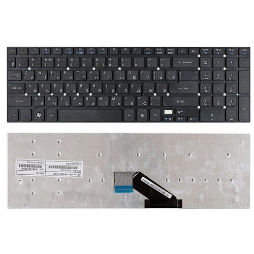 Клавиатура для ноутбука Acer Aspire 5830 черная