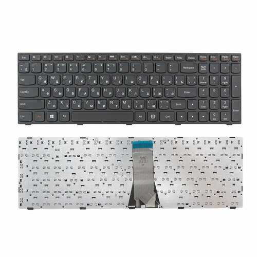 Клавиатура для ноутбука Lenovo B50-30, G50-30, Z50-70 черная с рамкой
