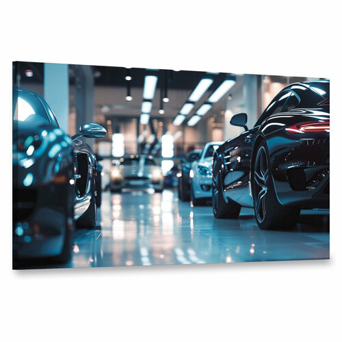 Интерьерная картина 100х60 "Автомобильная гармония"