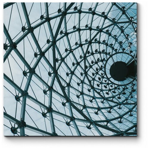Модульная картина Стеклянный купол бизнес-центра 60x60
