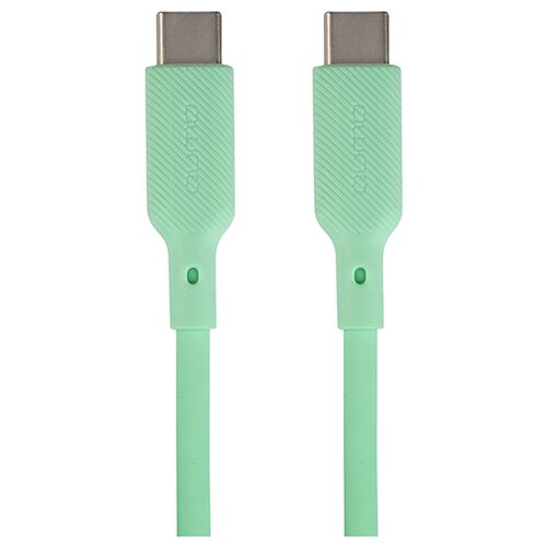 Кабель Qumo USB Type-C (m) - USB Type-C (m), 1 м, зелeный