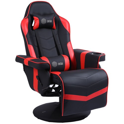 Игровое кресло Cactus CS-CHR-GS200BLR черно-красное
