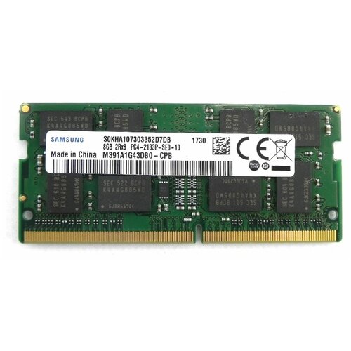 Оперативная память Samsung 8 ГБ DDR4 2133 МГц UDIMM CL15 M391A1G43DB0-CPBQ0