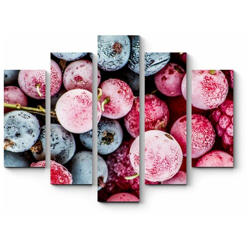 Модульная картина Ледяные ягоды 135x108