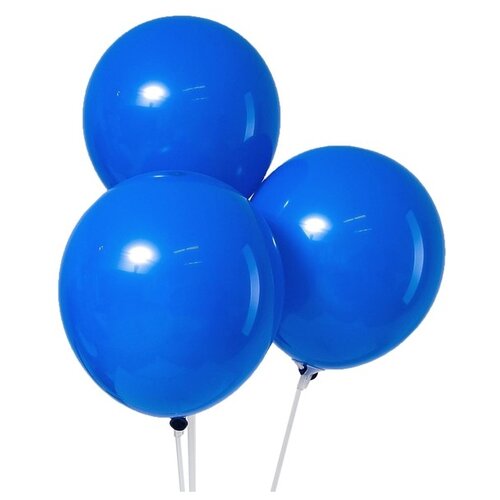 Набор воздушных шаров Leti пастель, 12", синий, 50 шт.