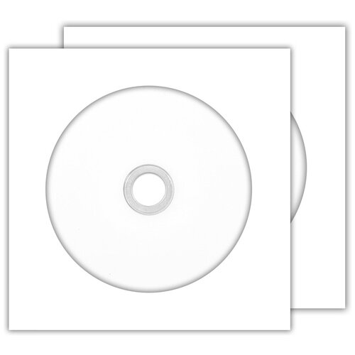 Диск DVD+R 8.5Gb 8x DL (Double Layer) CMC Printable в бумажном конверте с окном, 2 шт.