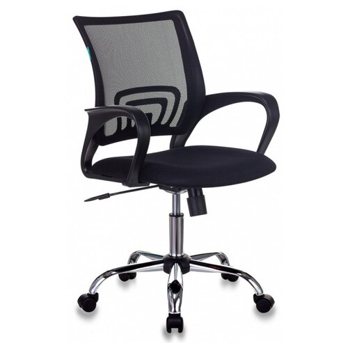 Компьютерное кресло Бюрократ CH-695N/SL офисное, обивка: сетка/текстиль, цвет: черный