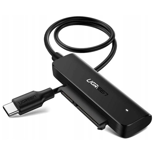 Переходник/адаптер UGreen USB Type-C - SATA, 0.5 м, 1 шт., черный