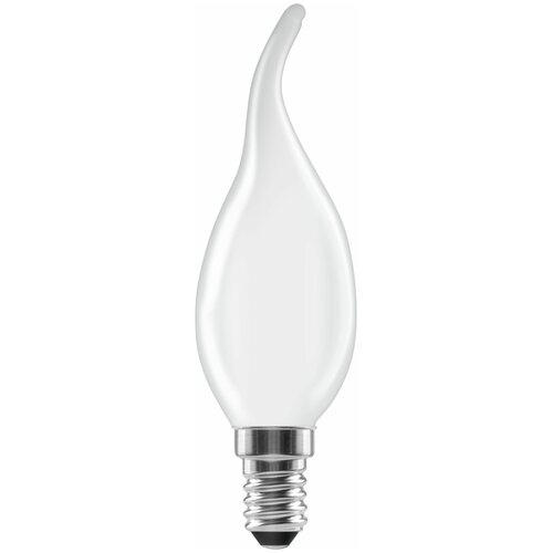 Лампа светодиодная Lexman E14 220-240 В 5 Вт свеча на ветру матовая 600 лм теплый белый свет
