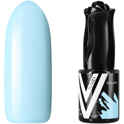 Гель-лак для ногтей Vogue Nails пыльный пастельный плотный приглушенный, голубой, 10 мл