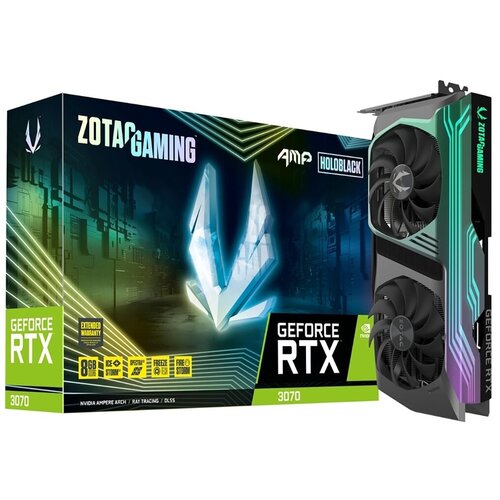 Видеокарта Zotac GAMING GeForce RTX 3070 AMP Holo LHR 8 Gb (ZT-A30700F-10PLHR)