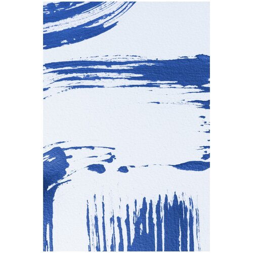 Постер / Плакат / Картина Синий фон 50х70 см в подарочном тубусе