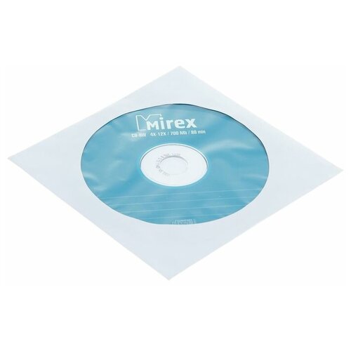 Диск CD-RW Mireх, 4-12х, 700 Мб, конверт, 1 шт