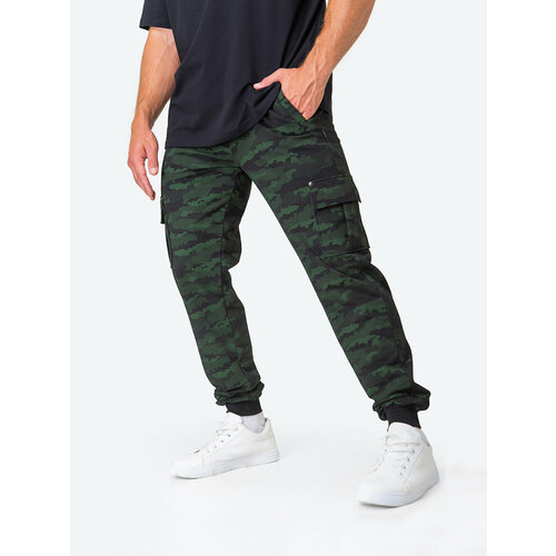  брюки HappyFox, размер 48, зеленый
