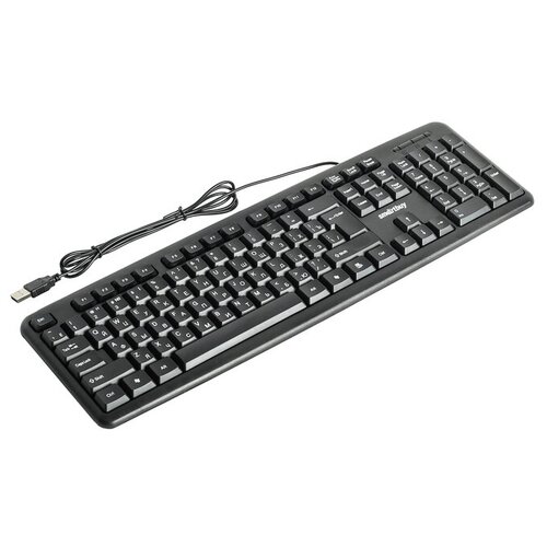Клавиатура Smartbuy ONE 112, проводная, мембранная, 104 клавиши, USB, чёрная