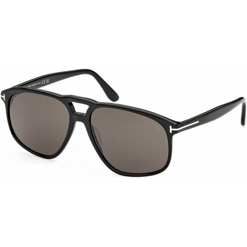 Солнцезащитные очки Tom Ford, черный, серый