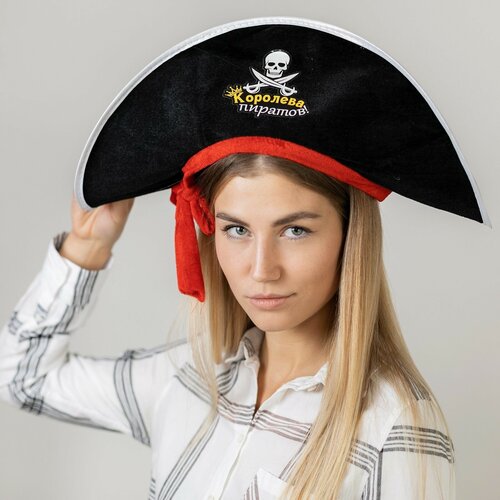 Шляпа пирата "Королева пиратов", р-р. 56-58