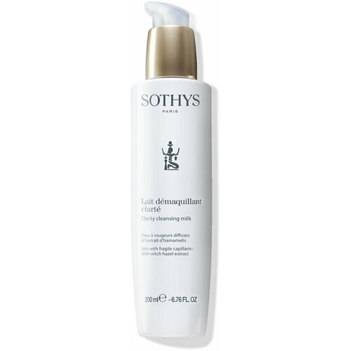 Sothys очищающее молочко для кожи с хрупкими капиллярами Clarity Cleansing Milk, 200 мл