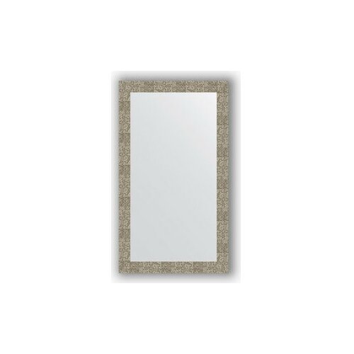 Зеркало в багетной раме поворотное Evoform Definite 66x116 см, соты титан 70 мм (BY 3212)