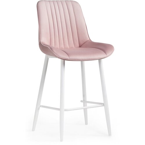 Полубарный стул Woodville Седа К розовый / белый